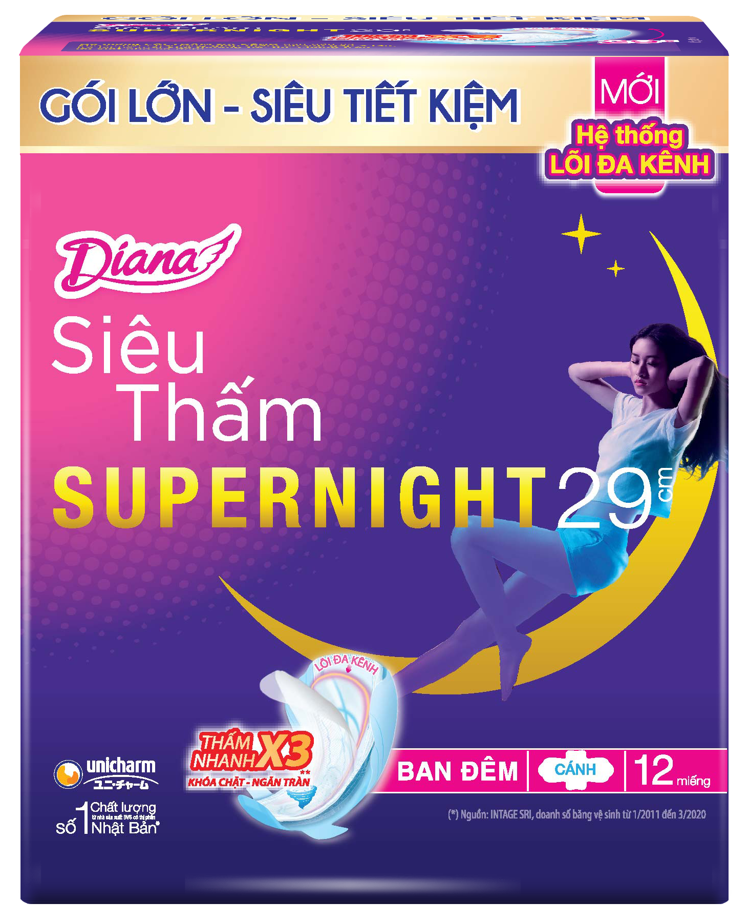 Diana Super Night Siêu Ban Đêm 29cm